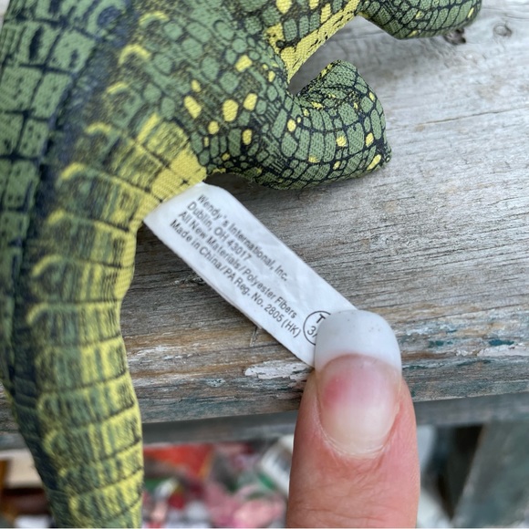 Wendy’s | Toys | Vintage Alligator Miniature Stuffed Animal Toy | Poshmark